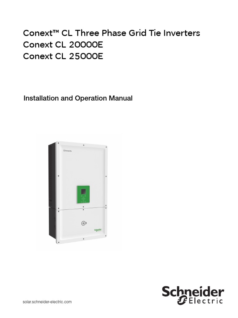 Schneider Imverter Mannual | PDF | Direct Current | Power Inverter