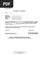 Bpi Payroll Account Instruction | PDF