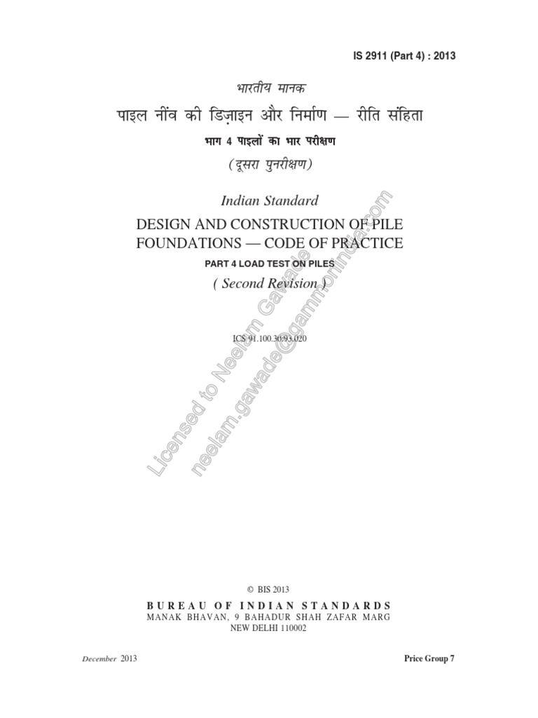 2911 (Part 4) - 2013 | Download Free PDF | Deep Foundation | Structural ...