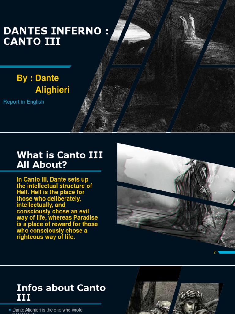 Dantes Inferno: Canto Iii: By: Dante Alighieri | PDF | Divine Comedy ...