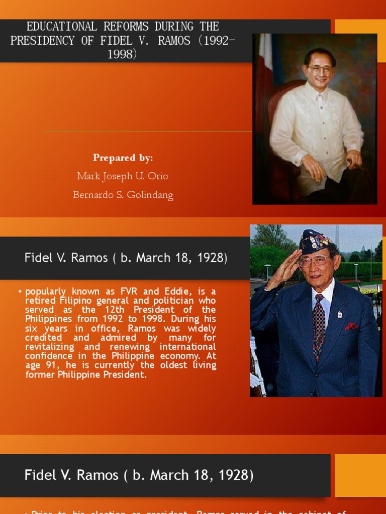 Ramos Laws in Education | PDF | Philippines | Government