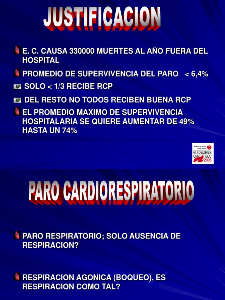 RCP Material para CD 2008 | PDF | Reanimación cardiopulmonar ...