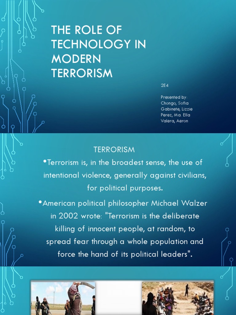 The Role of Technology in Modern Terrorism | PDF | Propaganda ...