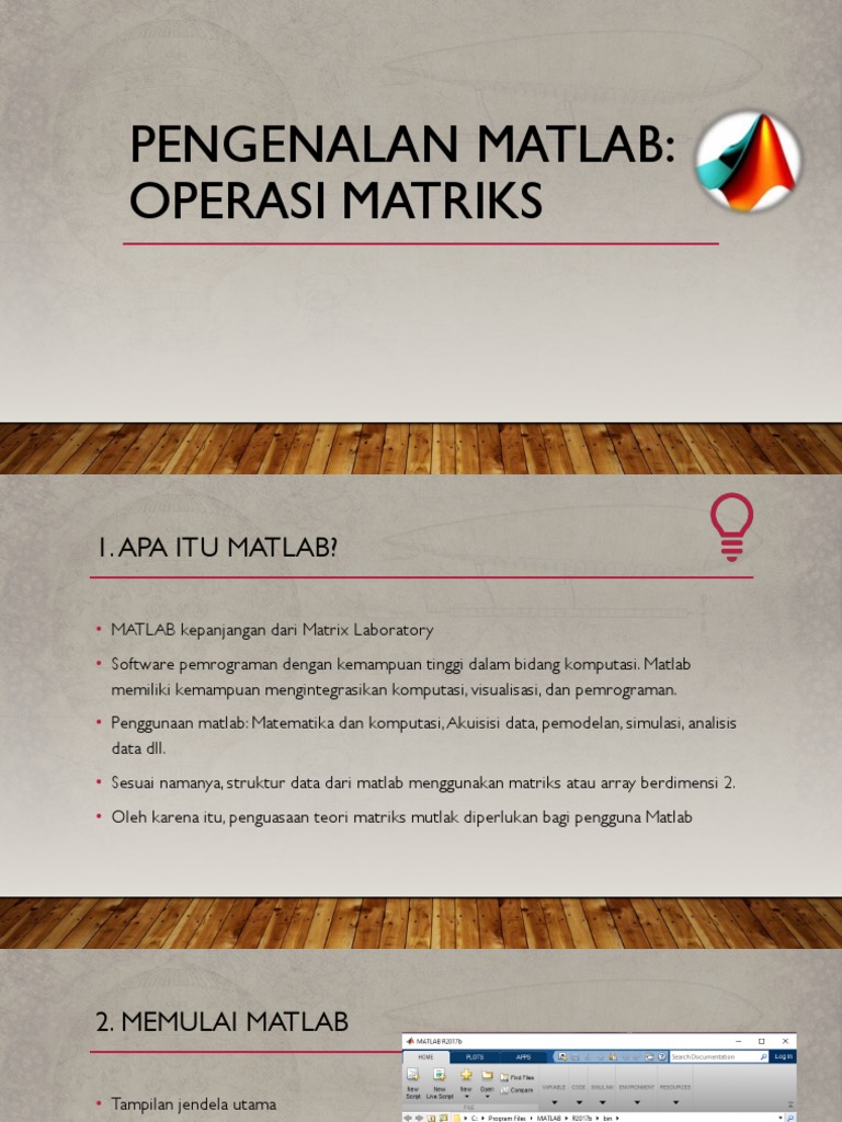 Pengenalan Matlab | PDF