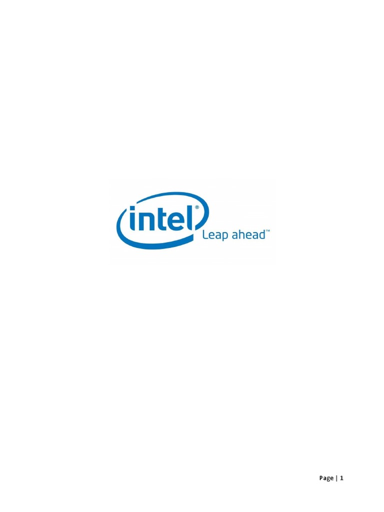 Intel Case Study | PDF | Intel | Microprocessor