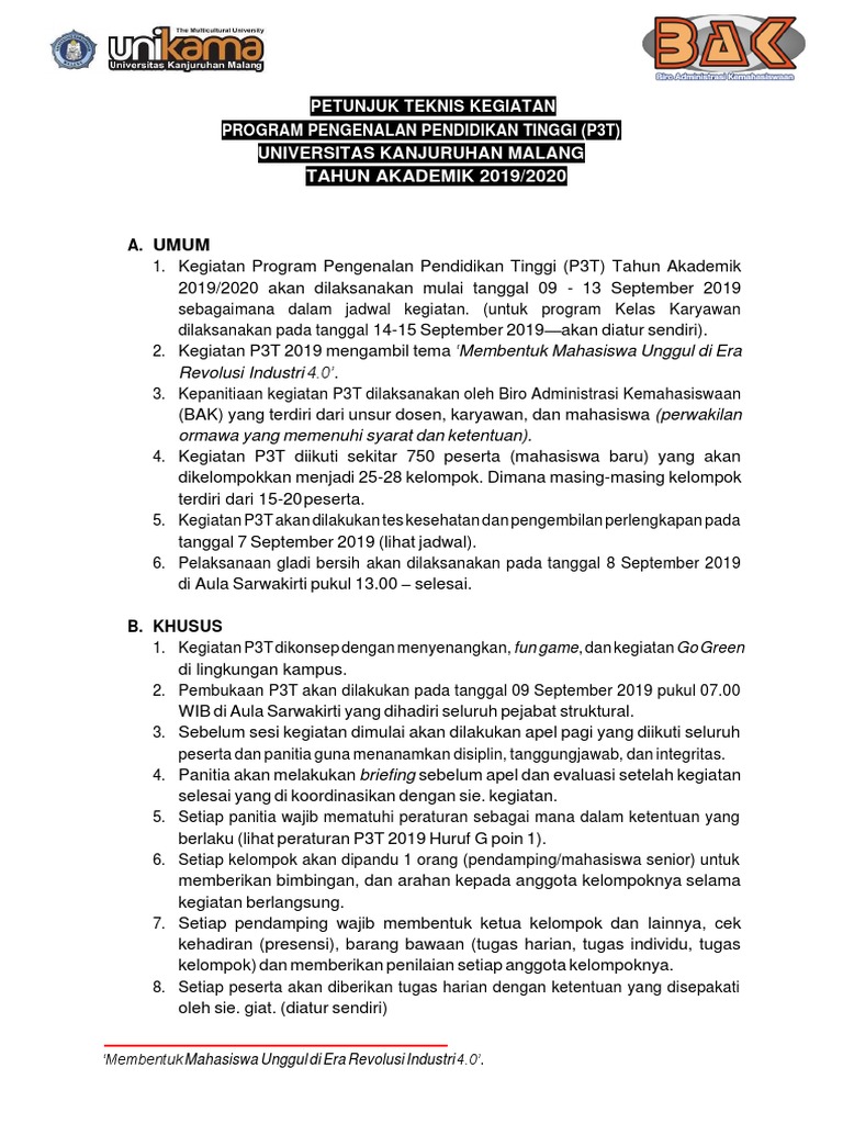 Peraturan P3T 19 | PDF