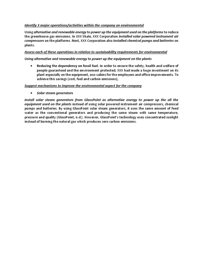 Reducing The Dependency On Fossil Fuel. in Order To Ensure The Safety ...