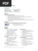 Atomic Structure Lesson Plan | PDF | Periodic Table | Chemical Elements