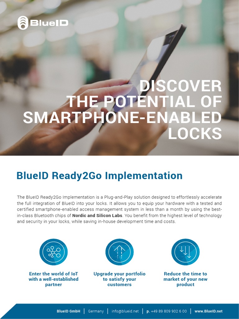 Discover The Potential of Smartphone-Enabled Locks: Blueid Ready2Go ...