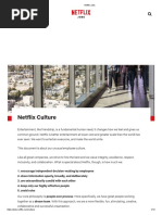 Netflix Culture and Values Guide | PDF | Option (Finance) | Employment