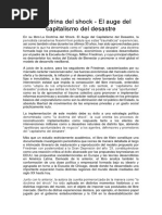 Klein, Naomi. La Doctrina Del Shock | PDF