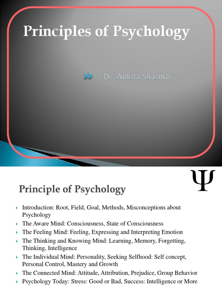 Principles of Psychology | PDF | Classical Conditioning | Reinforcement