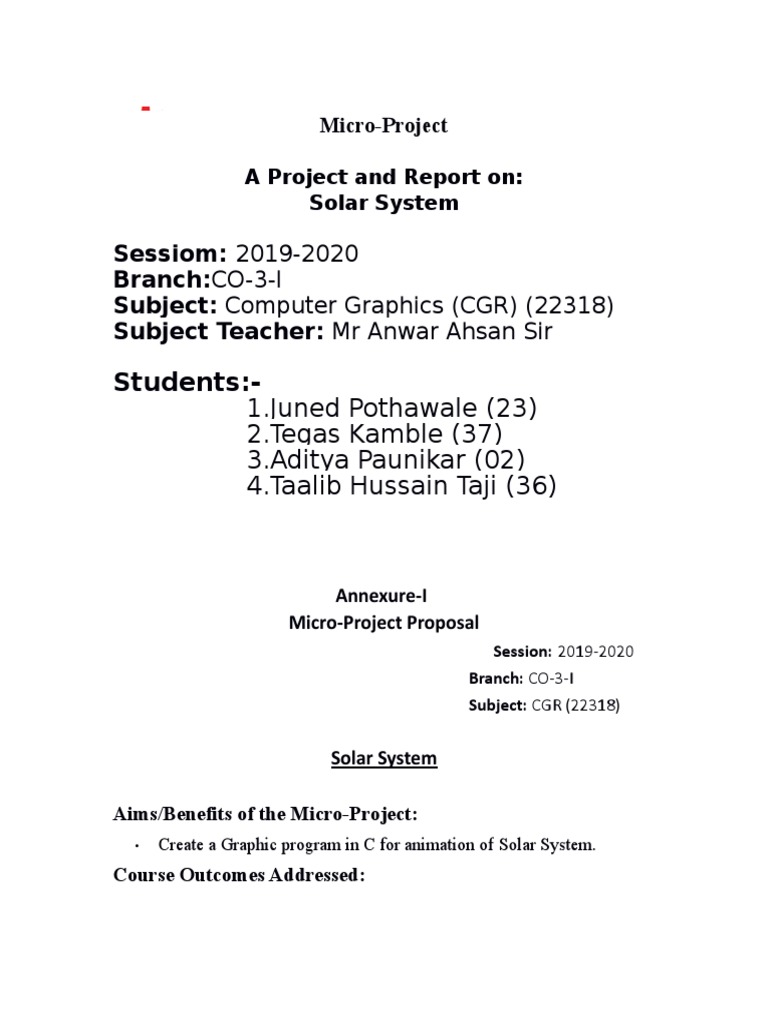 Solar System CGR | PDF | Planets | Computer Graphics