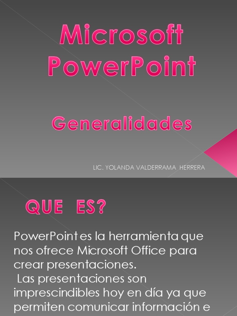 Power Point | PDF | Microsoft PowerPoint | Point and Click