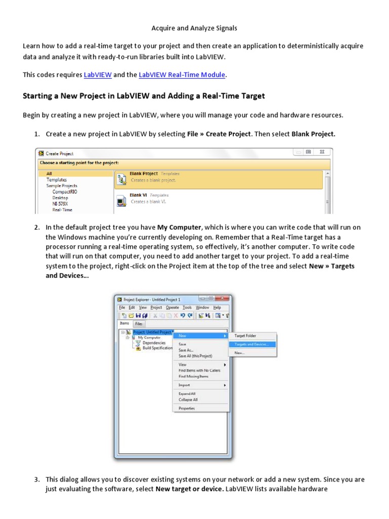 Acquire and Analyze Signals | PDF | Array Data Structure | Variable ...