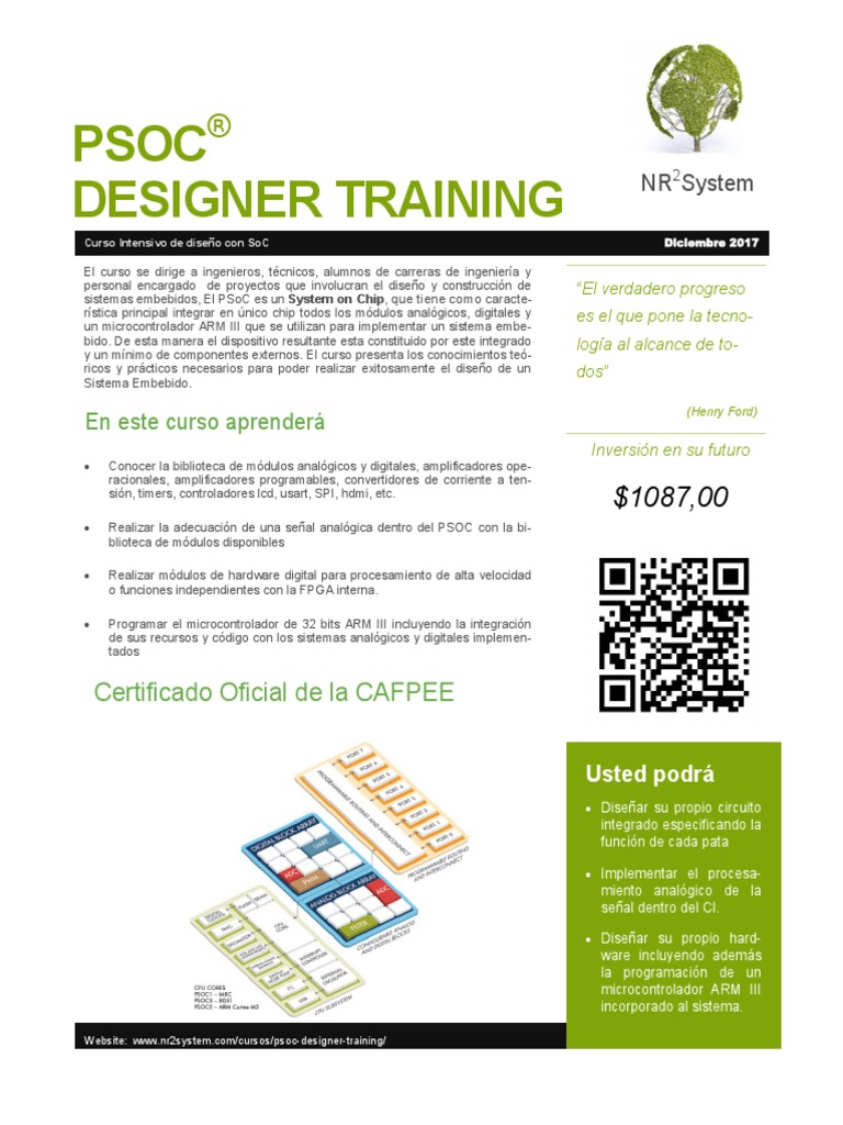 Curso PSoC 5 2018 PDF | PDF | Sistema en un chip | Microcontrolador