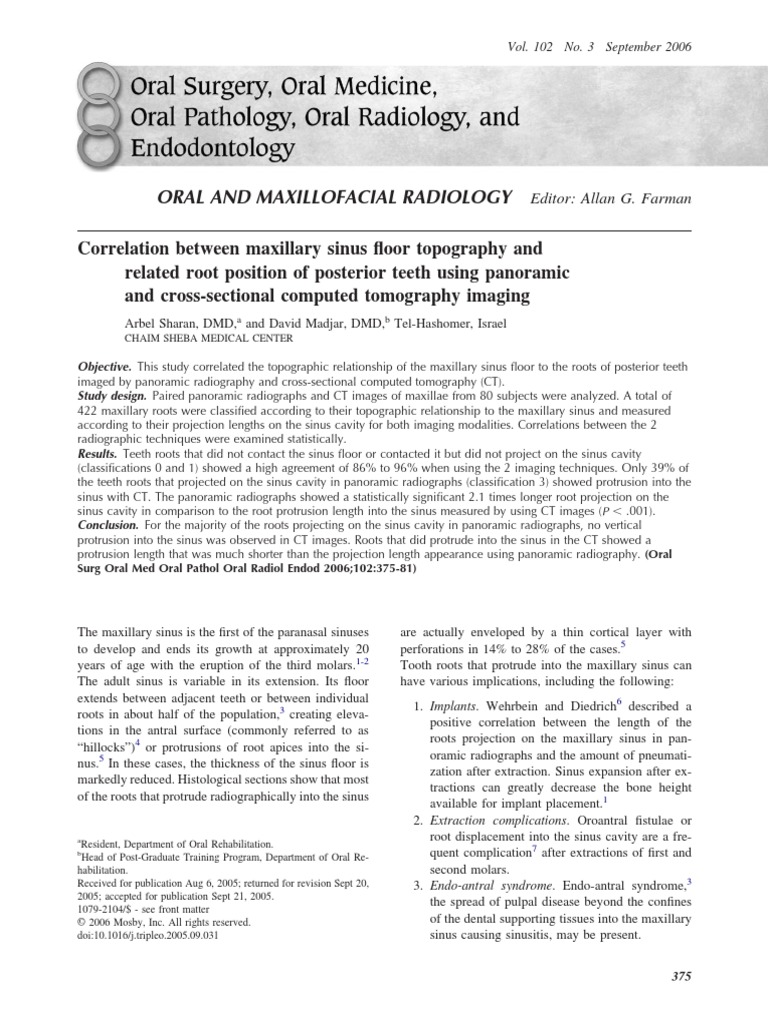 Oral and Maxillofacial Radiology | PDF | Radiography | Ct Scan