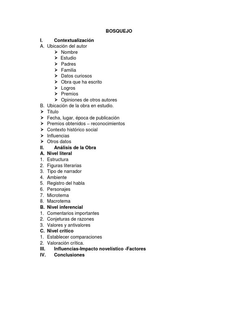 Bosquejo de Investigacion Documental | PDF