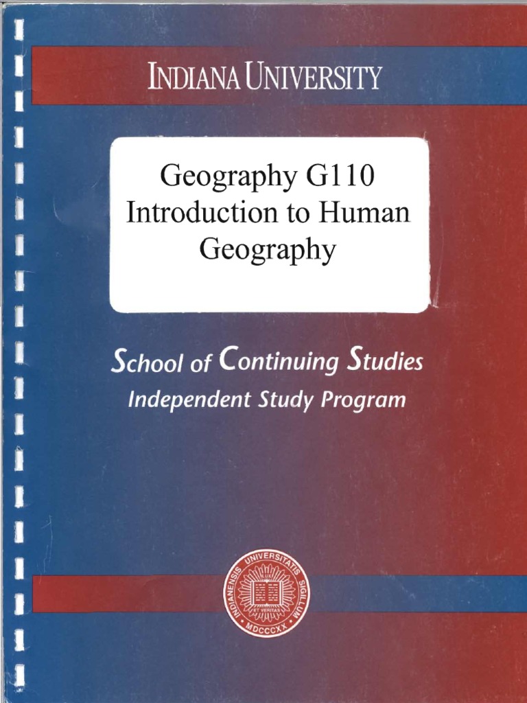 FINAL NOTES Geography G110 - Introduction To Human Geography PDF | PDF ...