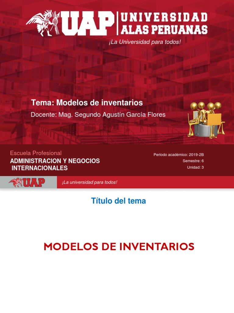 Semana 6 Modelos de Inventarios A 2019-2b | PDF | Inventario | Industrias