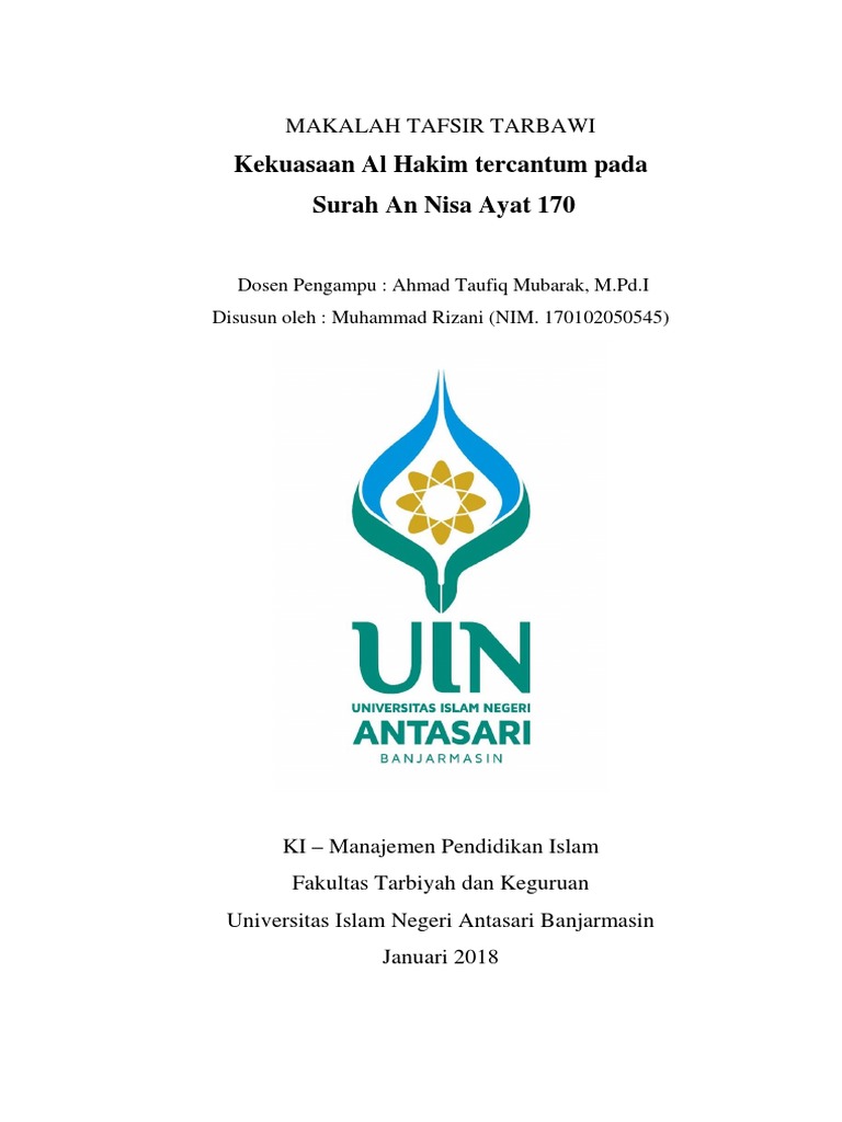 Surah An Nisa 170 (M.rizani) | PDF