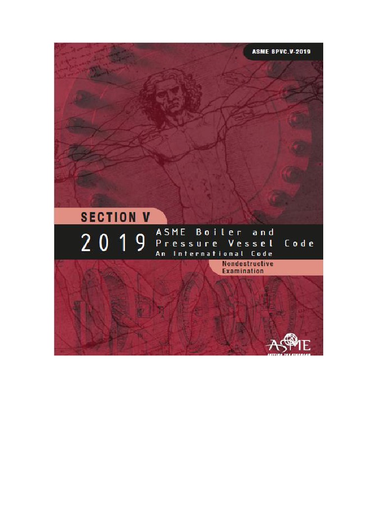 Portada ASME V 2019 PDF | PDF