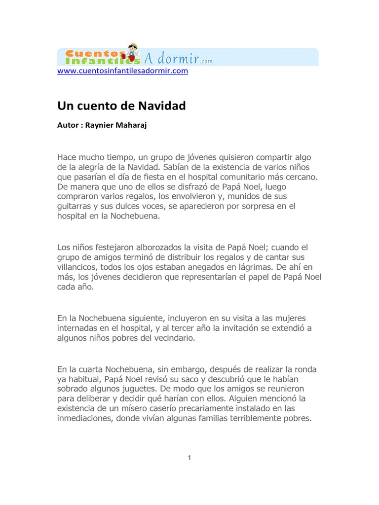 Un Cuento de Navidad | PDF | Papá Noel | Nochebuena