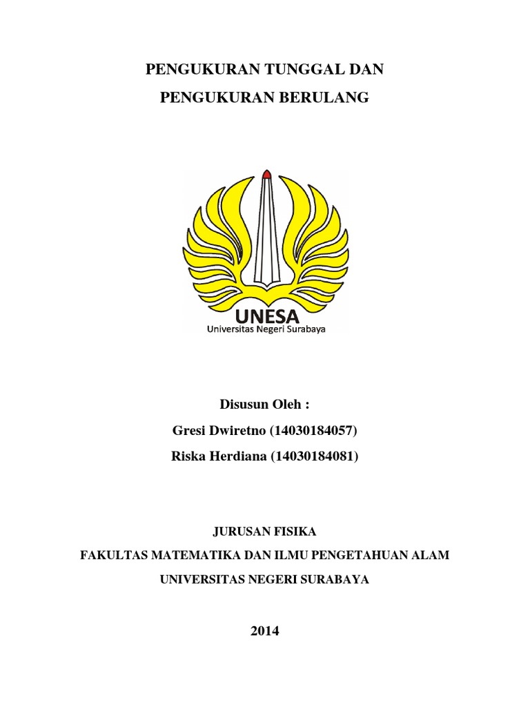 Pengukuran Tunggal Dan Berulang | PDF