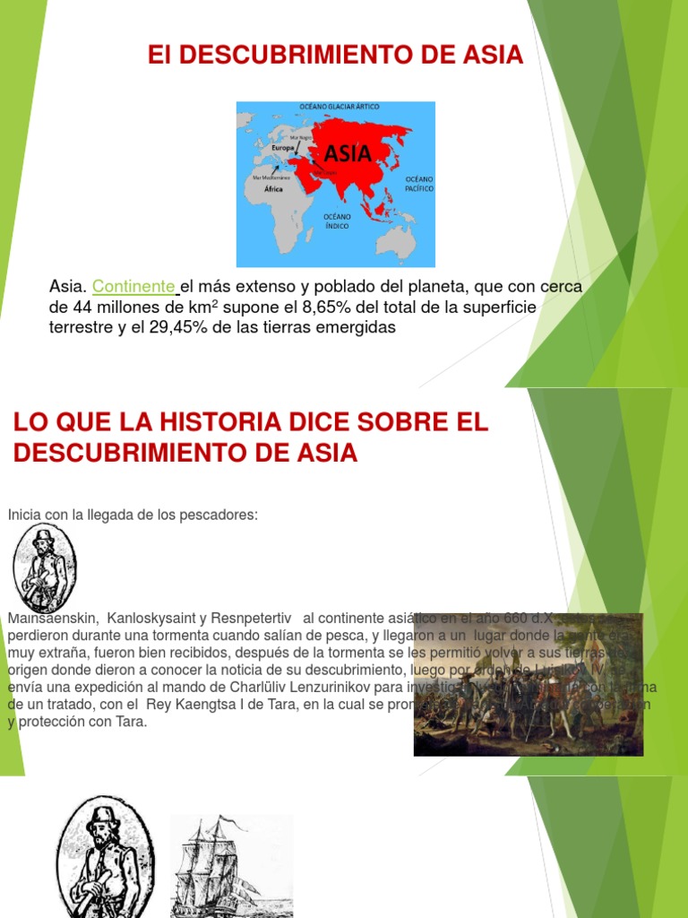 El Descubrimiento de Asia