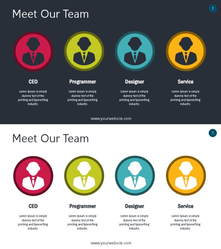 Meet Our Team: CEO Programmer Designer Service | PDF