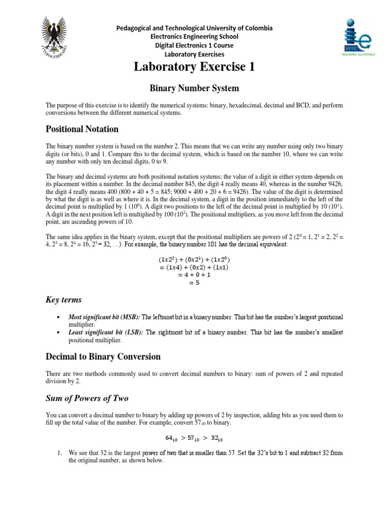 Laboratory Exercise 1 PDF | PDF | Number Theory | Elementary Mathematics
