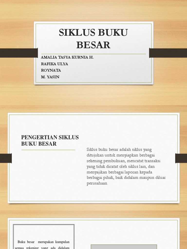 Siklus Buku Besar | PDF