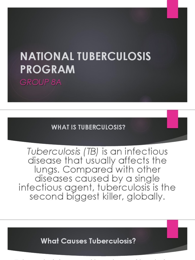 National Tuberculosis Program | PDF | Tuberculosis | Infection