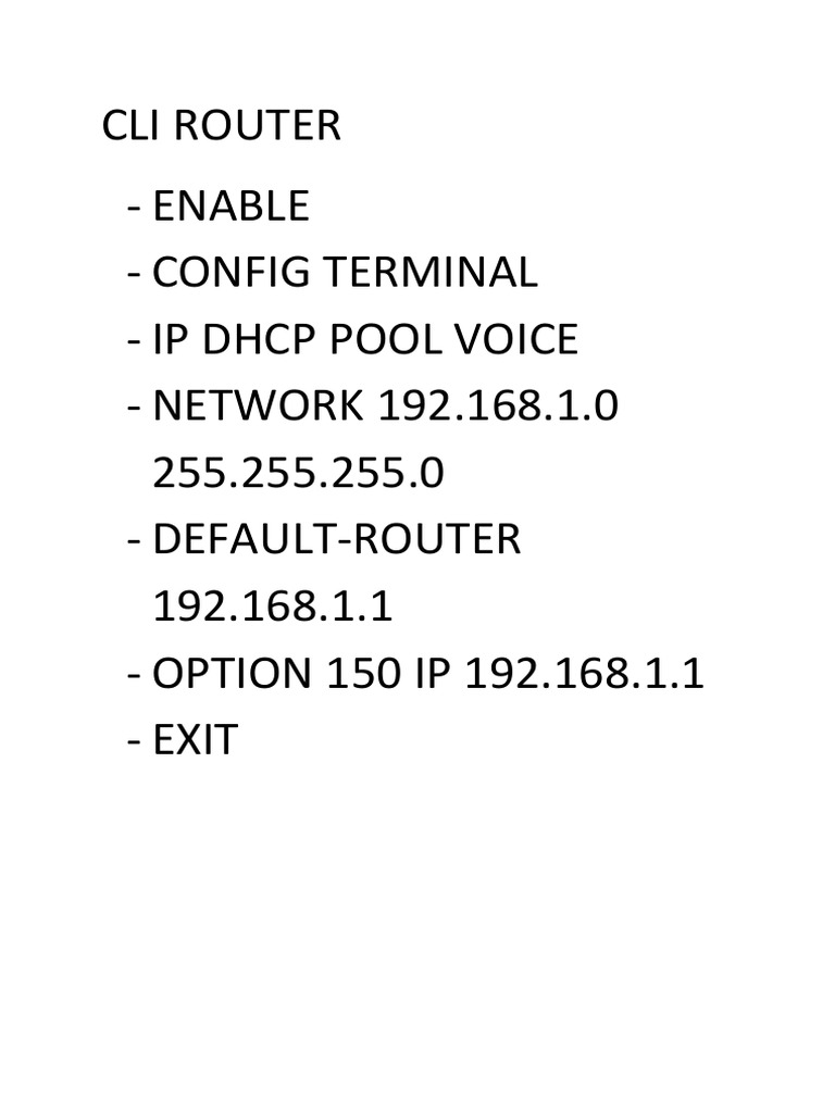 CLI ROUTER.docx