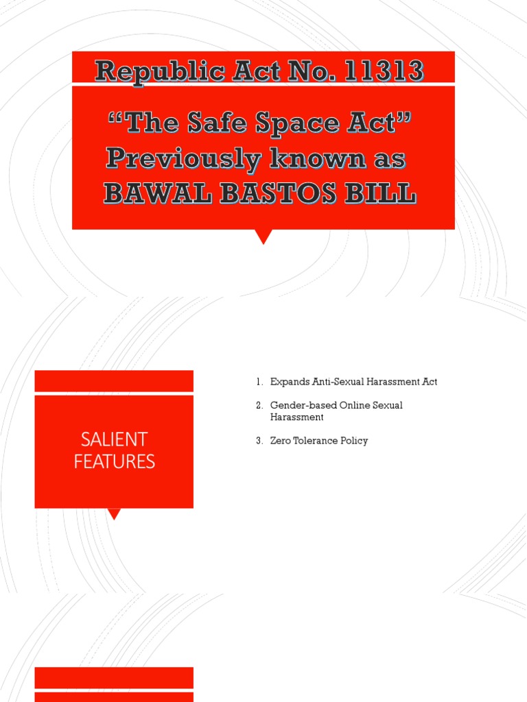 Ra 11313 | PDF | Sexual Harassment | Gender Related Violence
