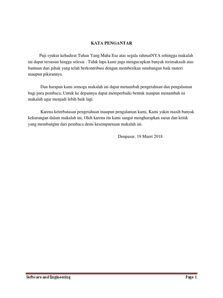 Makalah Software Engineering | PDF