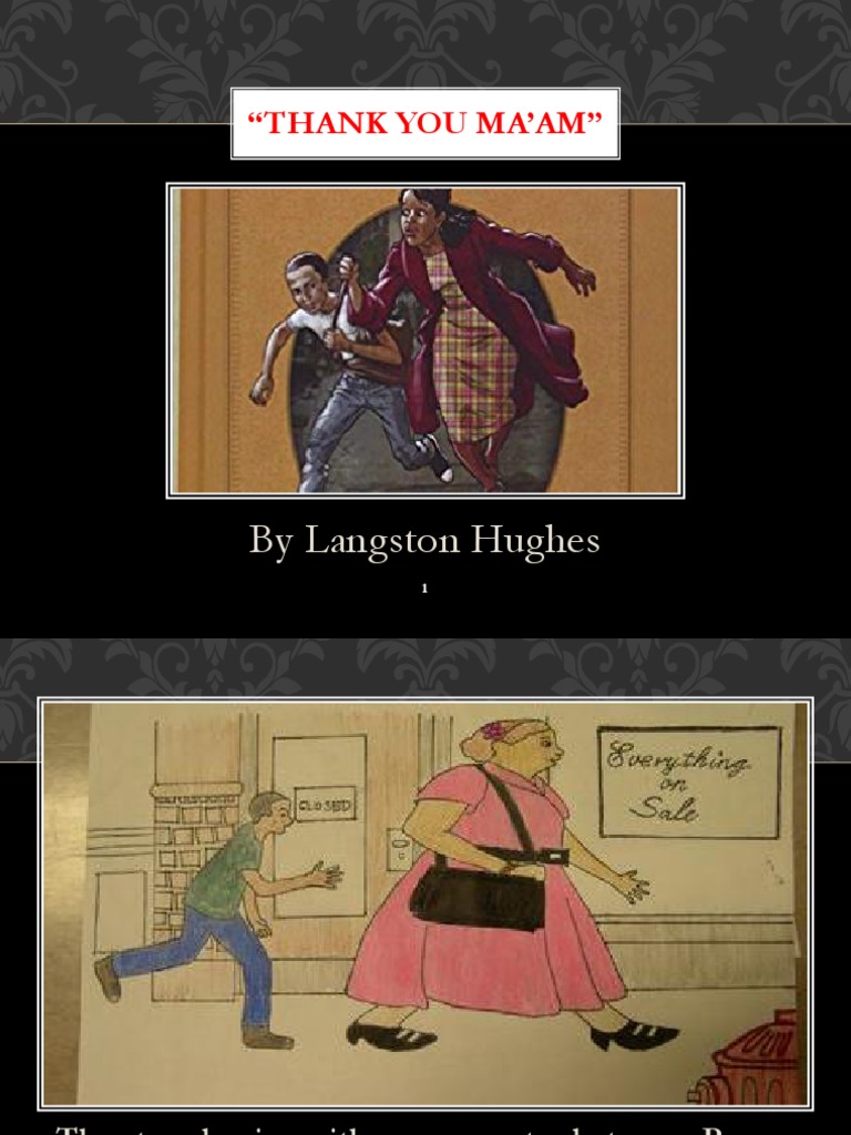 By Langston Hughes: "Thank You Ma'Am" | PDF