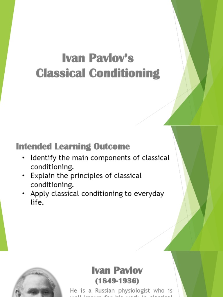 Ivan Pavlov Pdf Classical Conditioning Nervous System