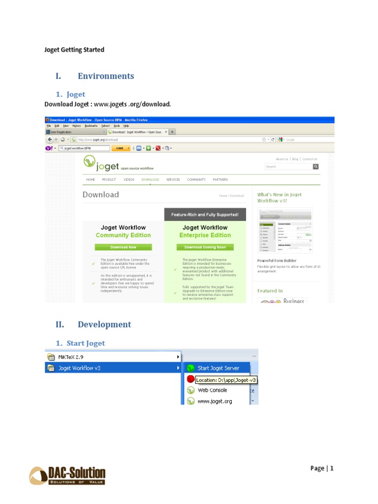 Joget Getting Started | PDF | Screenshot | User (Computing)