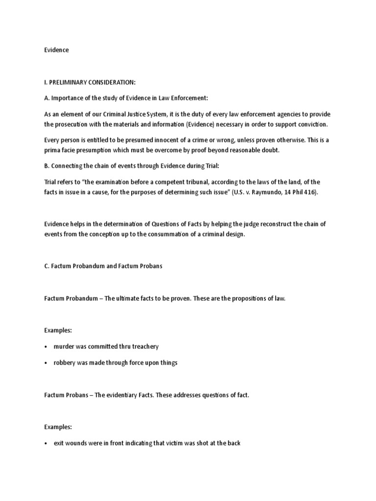 Evidence Reviewer | PDF | Evidence (Law) | Evidence