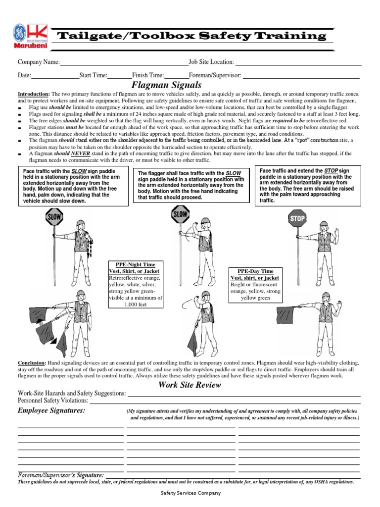 Signal Man For Rigger | PDF | Traffic | Land Transport