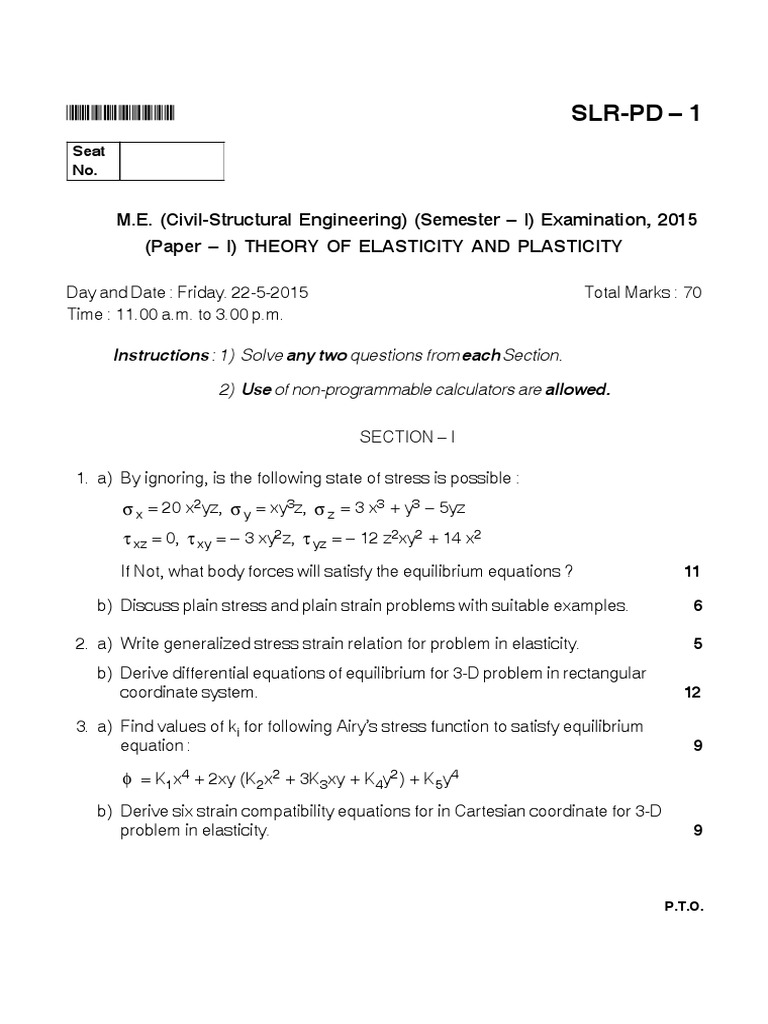 Questions Papers M.tech | PDF | Mechanical Engineering | Nature