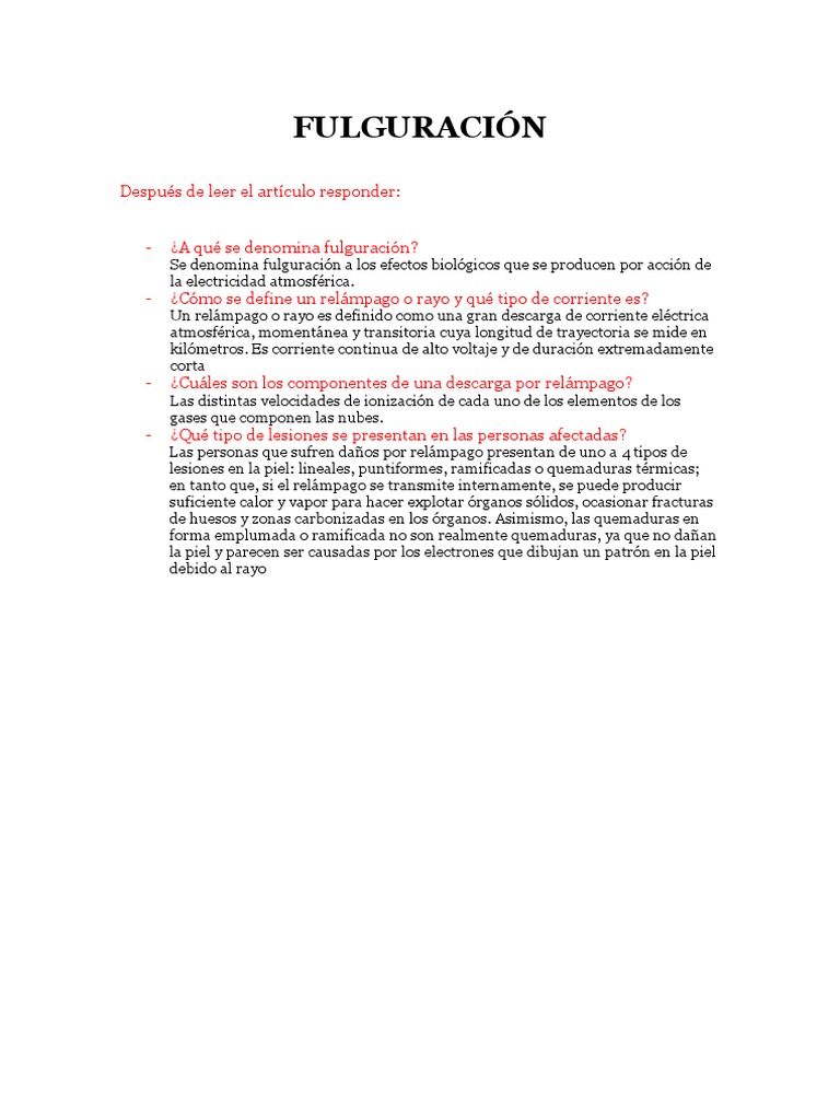 FULGURACIÓN | PDF | Arte | Ciencia y matemáticas