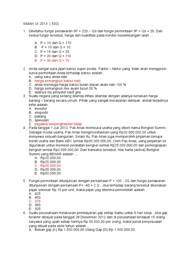 Simak Ui 2013 532 | PDF