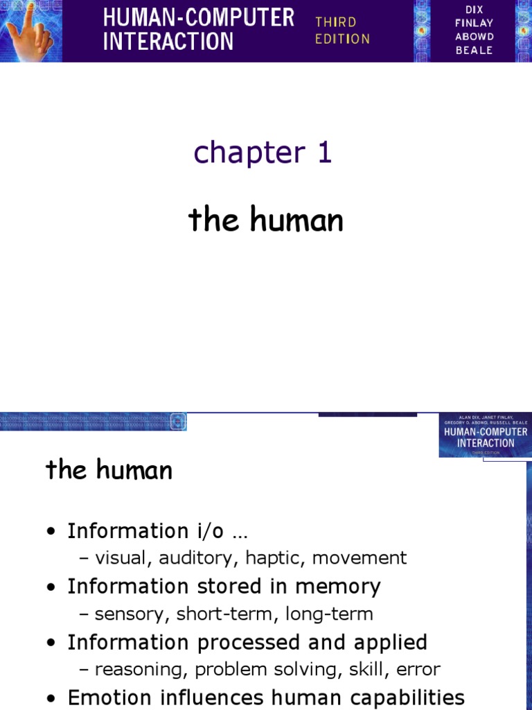 Unit 1 - 11 Human Computer Interaction (3e) Alan Dix | PDF | Image ...