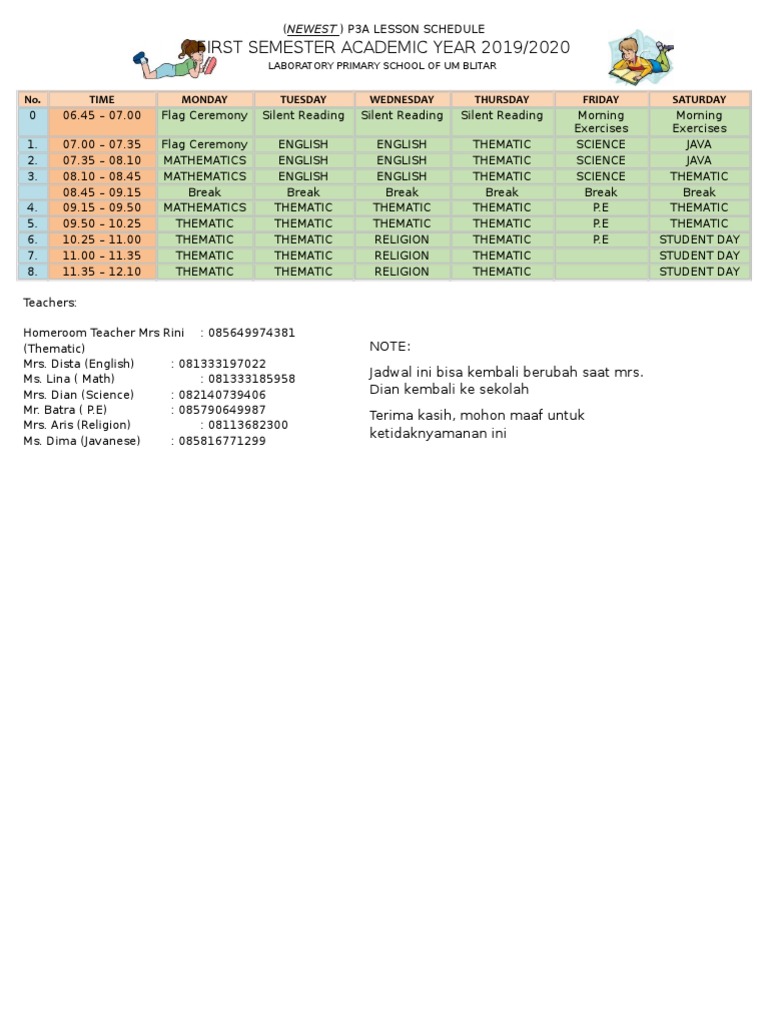 3 ICP Schedule | PDF | Academic Term | Inquiry