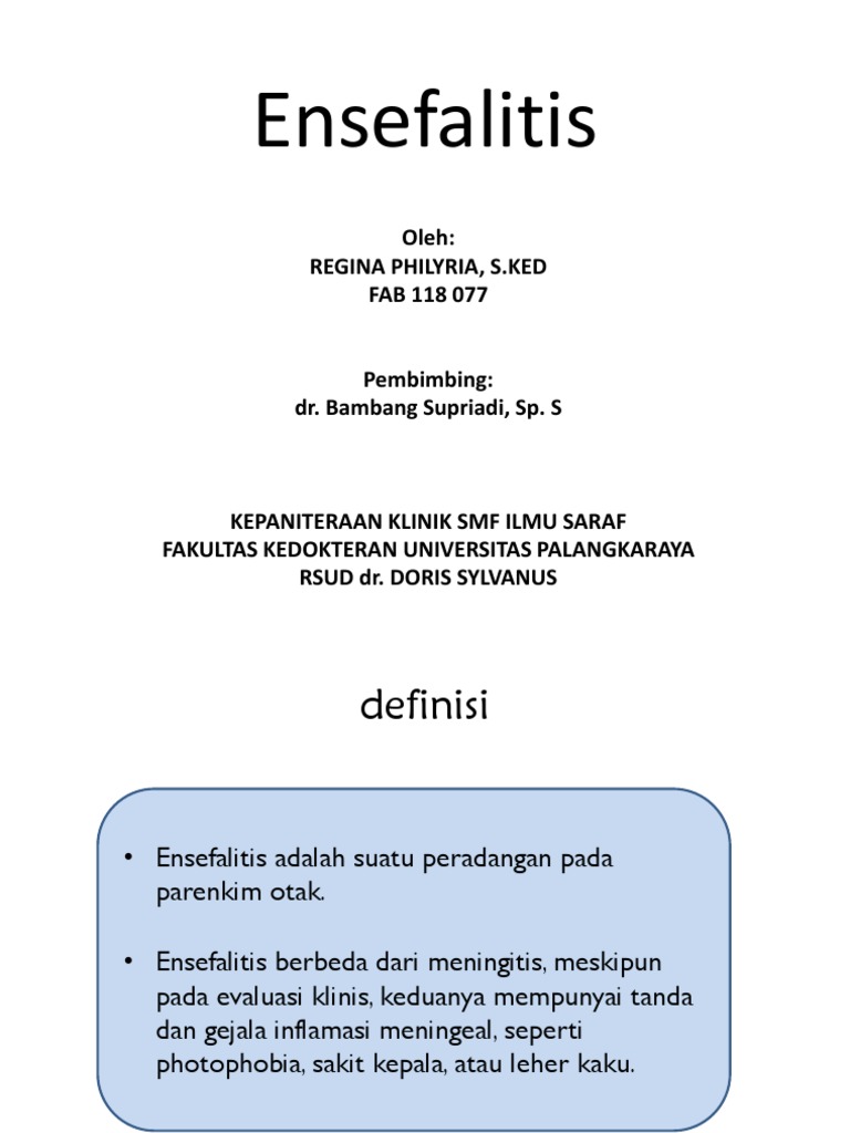 Ensefalitis | PDF