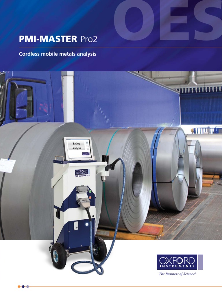 Oxford Instruments - PMI-MASTER Pro2 | Download Free PDF | Metals ...