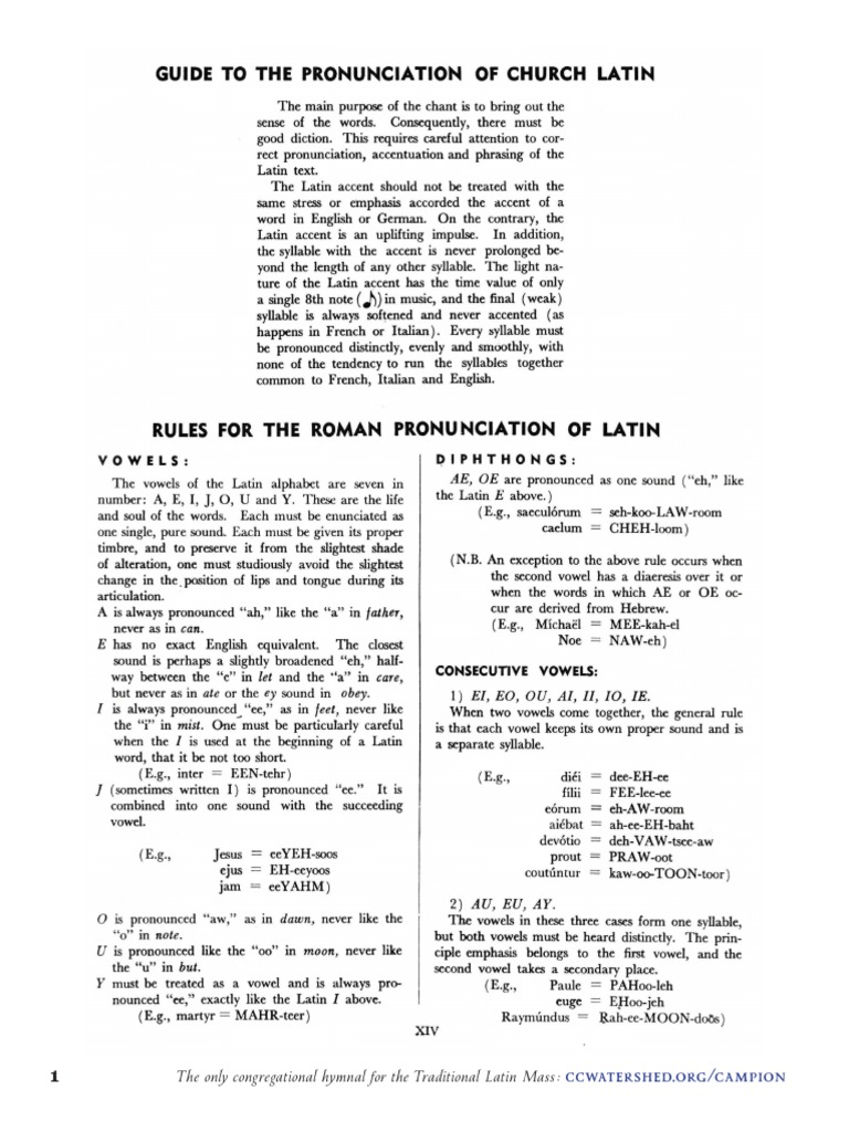 The Only Congregational Hymnal For The Traditional Latin Mass | PDF ...