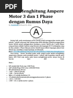 Gambar Diagram Wiring Kelistrikan 3 Phase | PDF
